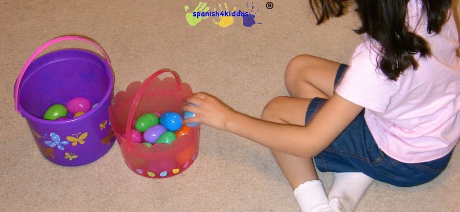 Easter egg learning activity • Spanish4Kiddos