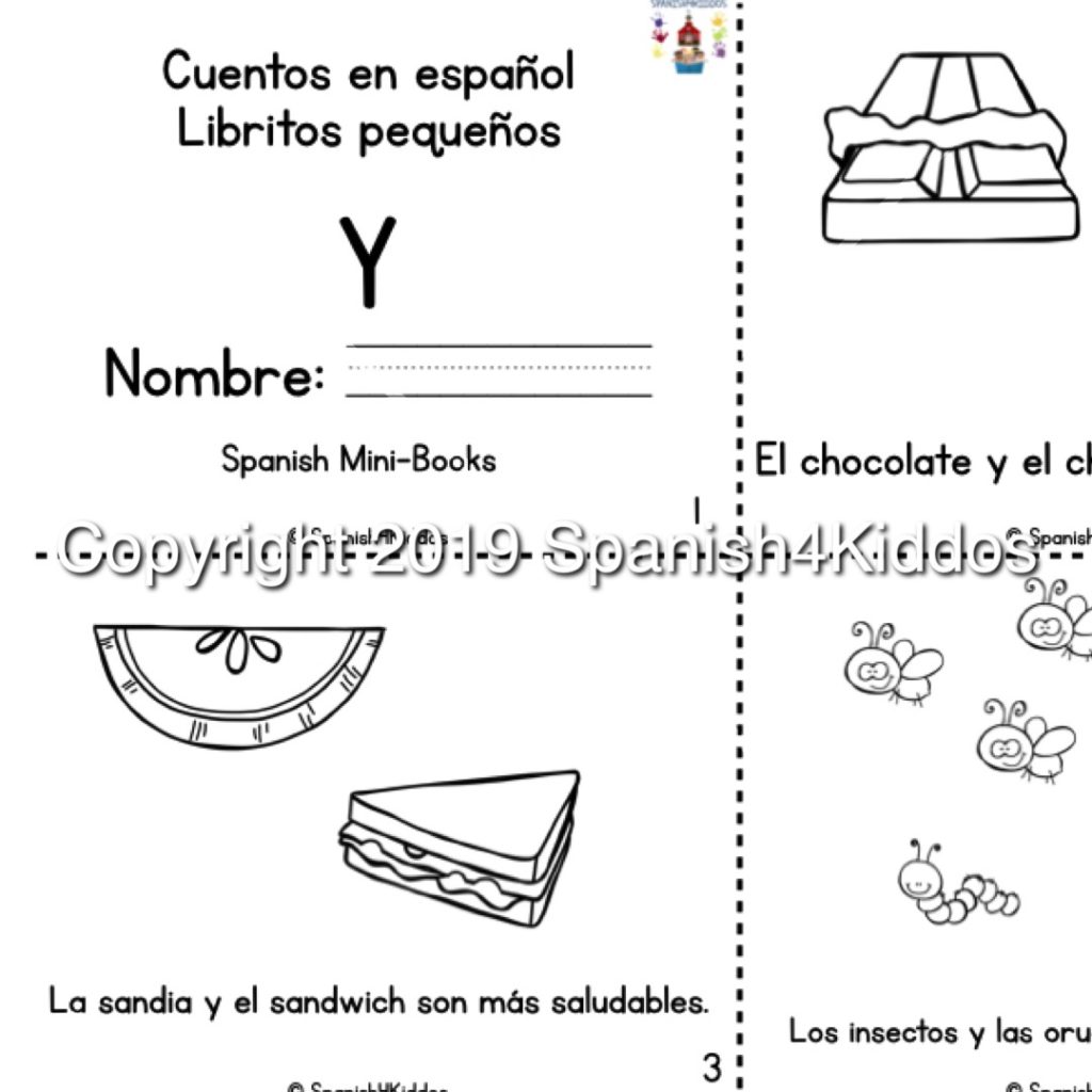 Spanish Sight Words Mini-Books Collection 2 - (Hay, Mi, Y, Es ...