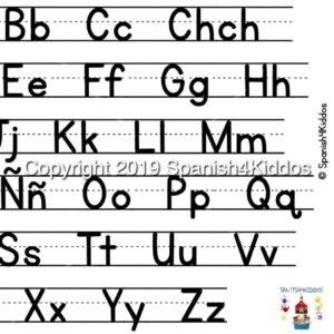 Spanish Alphabet Printable Workbook • Spanish4Kiddos