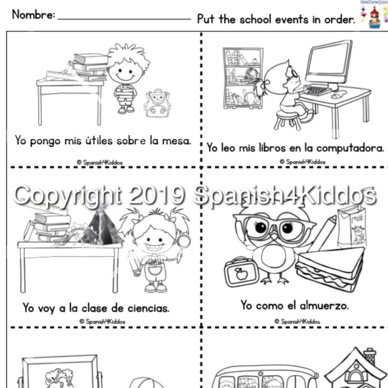 Classroom Routines Printables in Spanish LAST CHANCE • Spanish4Kiddos