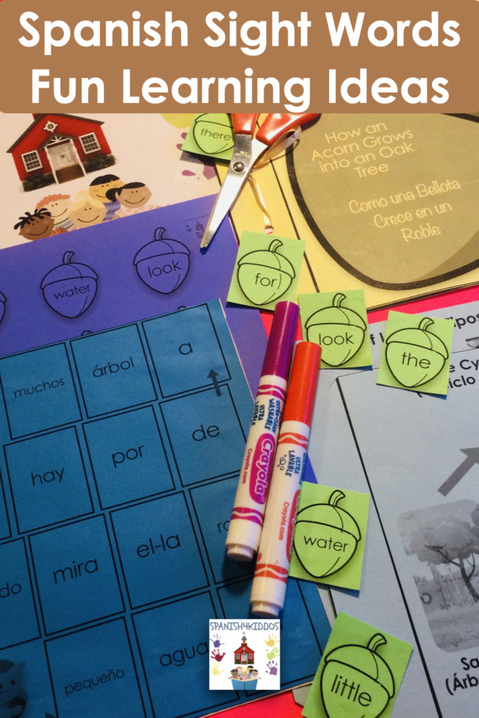 Learning About Acorns: A Bilingual Story • Spanish4Kiddos