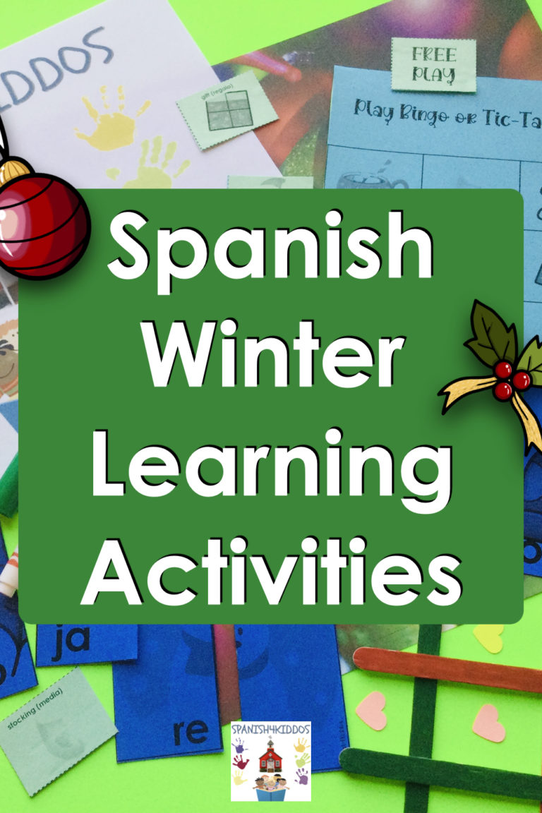 Spanish Winter Learning Activities • Spanish4Kiddos