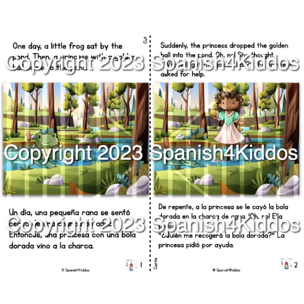 Spanish Bilingual Storytelling for Kids Set C • Spanish4Kiddos