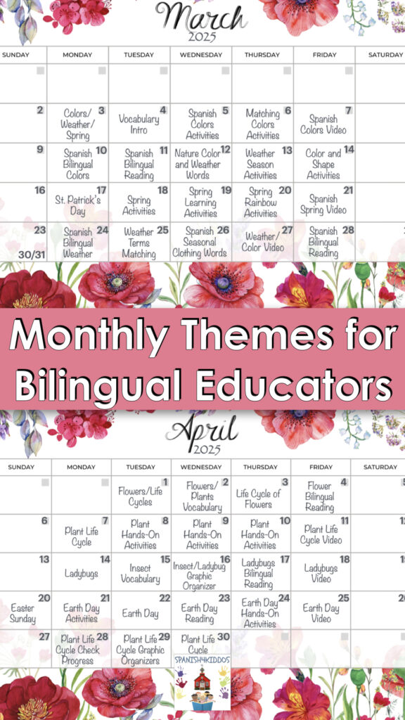 How Monthly Themes Can Streamline Your Bilingual Lesson Planning ...