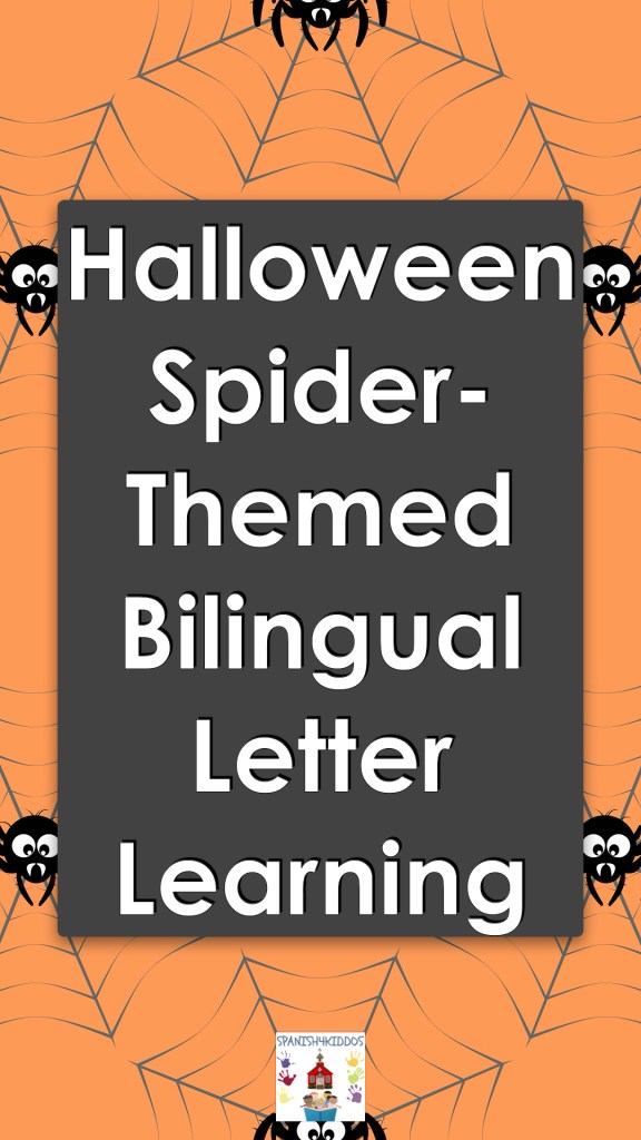 Bilingual Halloween Fun: Spider Web Activities for Spanish Alphabet ...